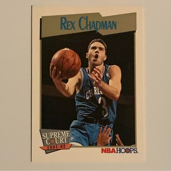 NBA HOOPS | Toys | 991 Nba Hoops Charlotte Hornets Rex Chapman 453 ...